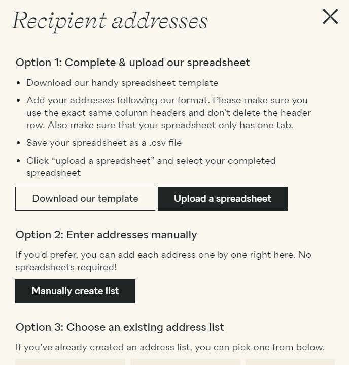 Do you offer recipient or guest addressing on envelopes? – Papier US