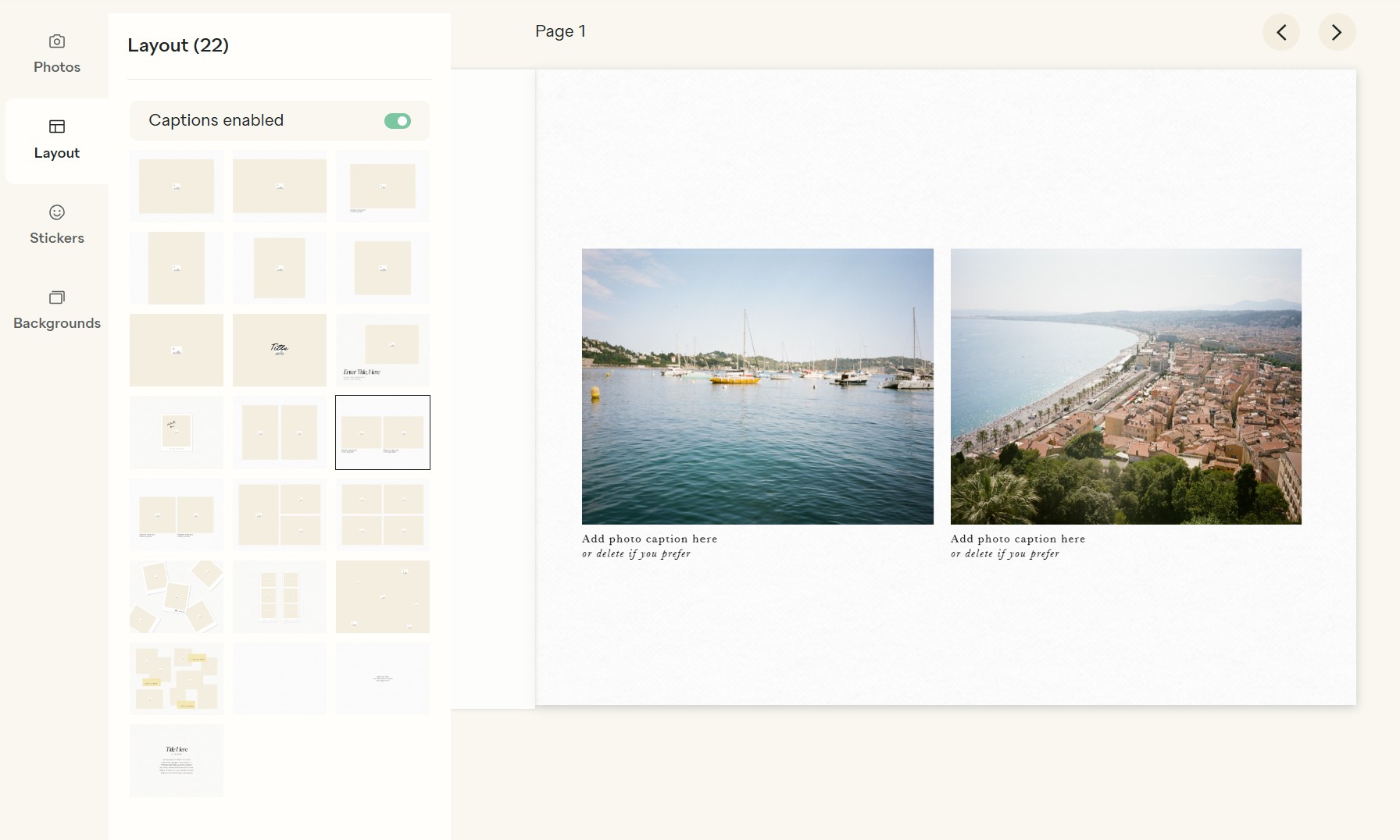 Can I add text or captions to my photo book? – Papier US