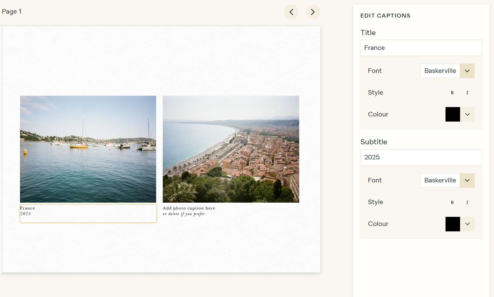 Can I add text or captions to my photo book? – Papier US